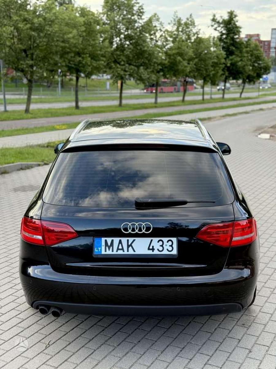 Melns Audi A4 2009 Viļņa, ar dzinēja tilpumu 2.00 L un nobraukumu 269 tūkst. km par 3700 €, foto 6 vietnē AUTOMOTO.COM.LV