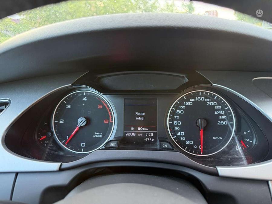 Melns Audi A4 2009 Viļņa, ar dzinēja tilpumu 2.00 L un nobraukumu 269 tūkst. km par 3700 €, foto 10 vietnē AUTOMOTO.COM.LV