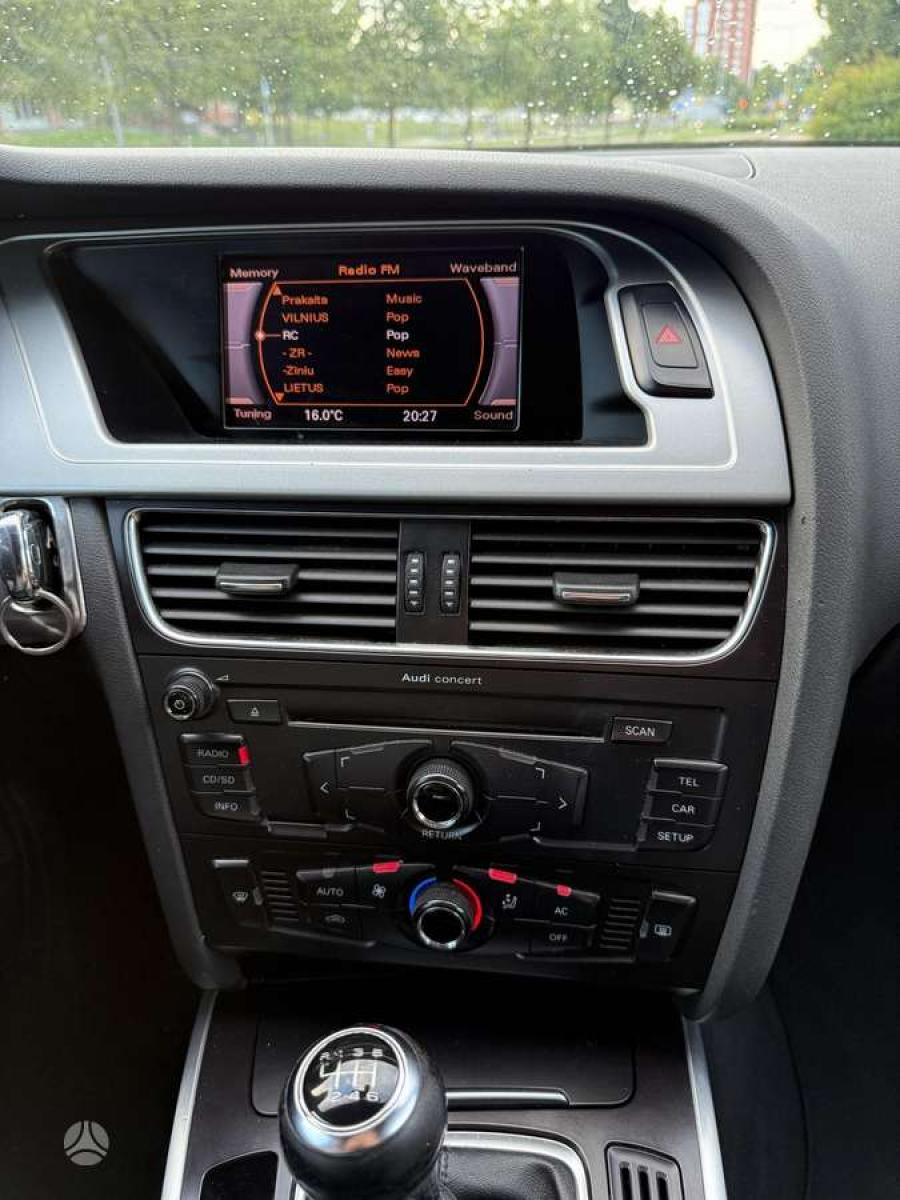 Melns Audi A4 2009 Viļņa, ar dzinēja tilpumu 2.00 L un nobraukumu 269 tūkst. km par 3700 €, foto 11 vietnē AUTOMOTO.COM.LV