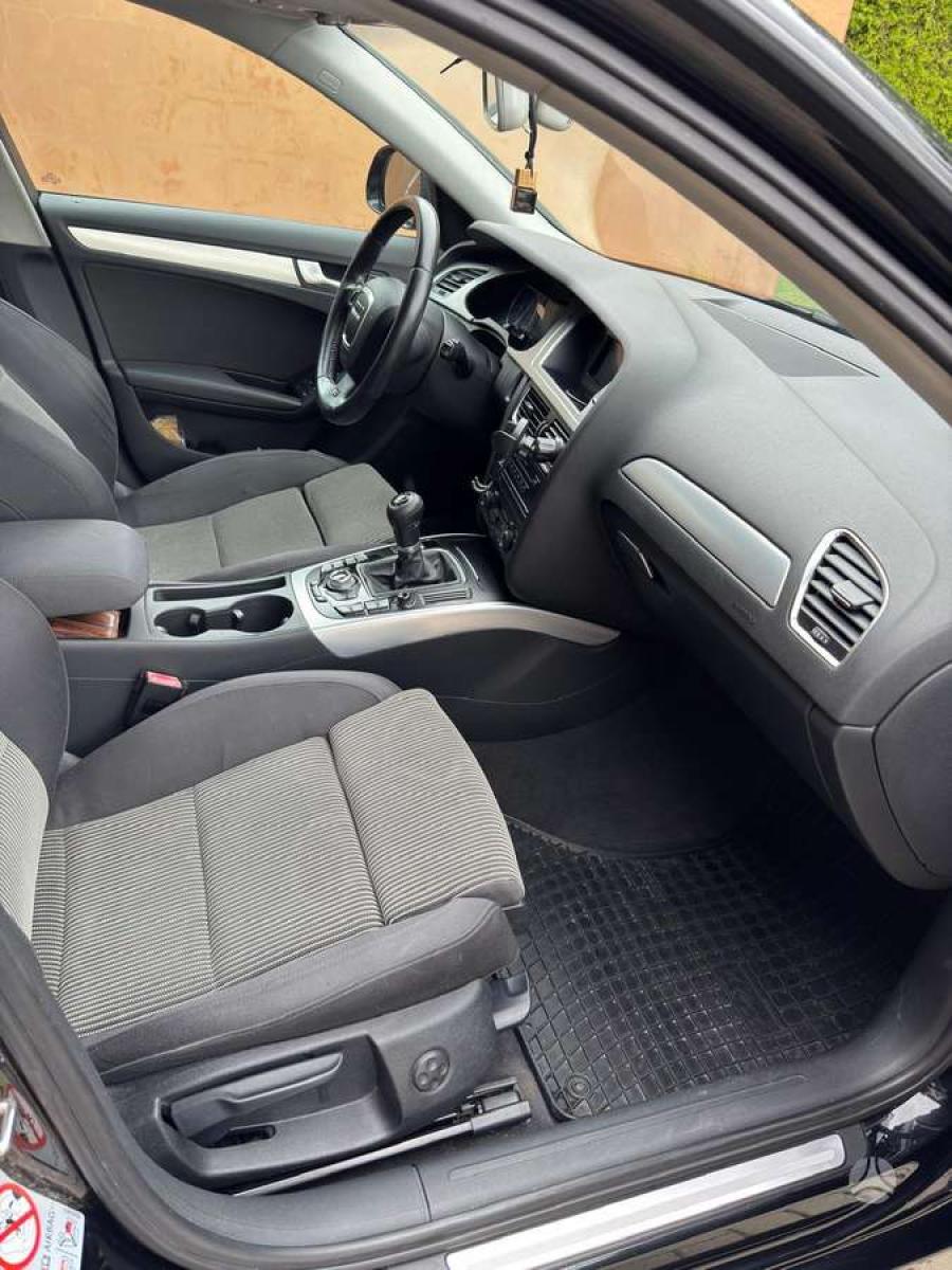 Black Audi A4 2009 in Marijampole, with an engine capacity of 1.97 L and mileage of 295 thousand km for 5400 €, photo 10 on AUTOMOTO.COM.LV