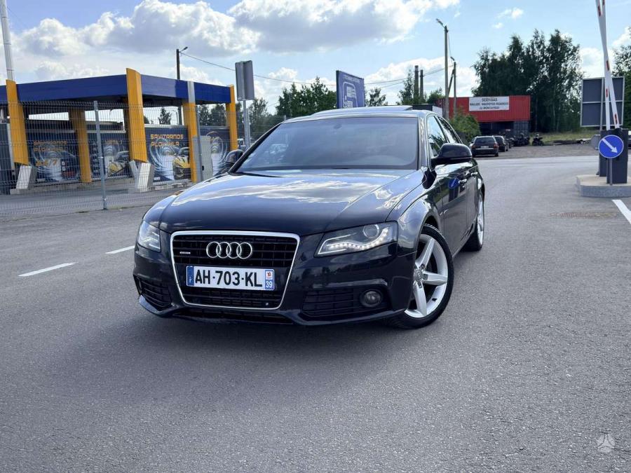 Melns Audi A4 2009 Panevēža, ar dzinēja tilpumu 2.97 L un nobraukumu 400 tūkst. km par 2790 €, foto 4 vietnē AUTOMOTO.COM.LV