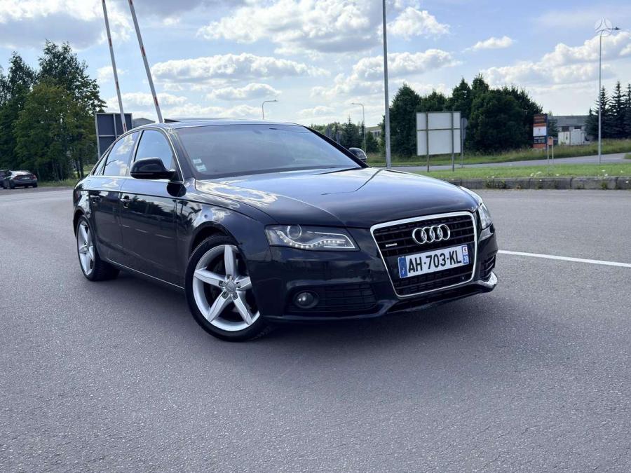 Melns Audi A4 2009 Panevēža, ar dzinēja tilpumu 2.97 L un nobraukumu 400 tūkst. km par 2790 €, foto 5 vietnē AUTOMOTO.COM.LV