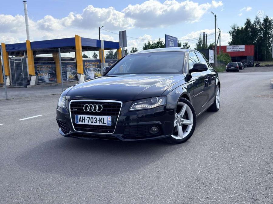 Melns Audi A4 2009 Panevēža, ar dzinēja tilpumu 2.97 L un nobraukumu 400 tūkst. km par 2790 €, foto 6 vietnē AUTOMOTO.COM.LV