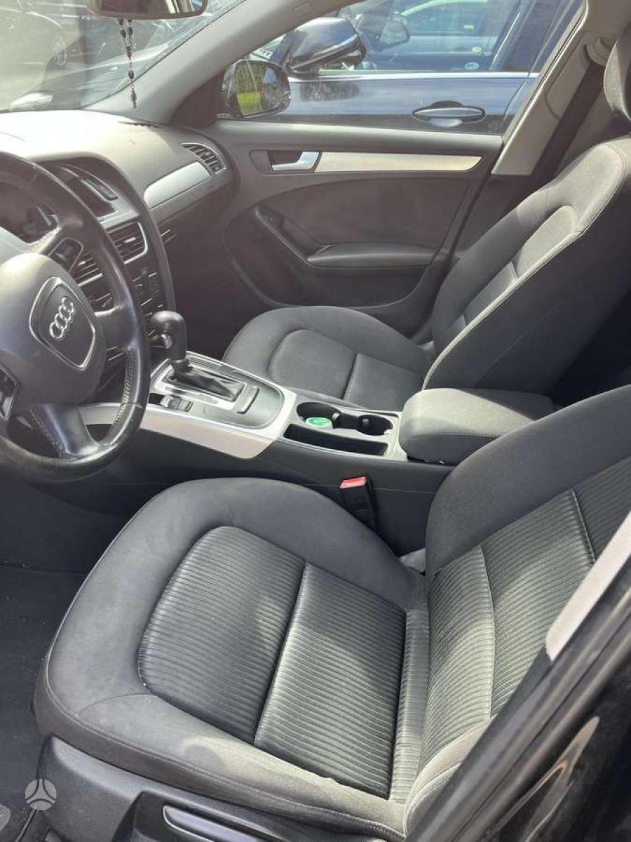 Black Audi A4 2009 in Gargzdai, with an engine capacity of 1.97 L and mileage of 306 thousand km for 3900 €, photo 5 on AUTOMOTO.COM.LV
