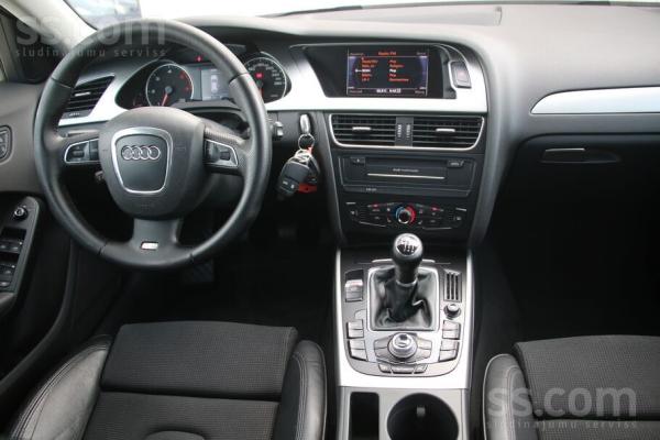 Black Audi A4 2009 in Tukums, with an engine capacity of 3.00 L and mileage of 326 thousand km for 6996 €, photo 9 on AUTOMOTO.COM.LV
