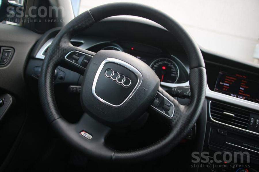 Black Audi A4 2009 in Tukums, with an engine capacity of 3.00 L and mileage of 326 thousand km for 6996 €, photo 19 on AUTOMOTO.COM.LV