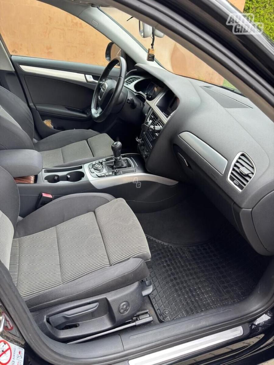 Black Audi A4 2009 in Marijampole, with an engine capacity of 2.00 L and mileage of 295 thousand km for 5400 €, photo 10 on AUTOMOTO.COM.LV