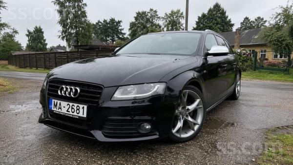 Melns Audi A4 2009 Rīga, ar dzinēja tilpumu 2.00 L un nobraukumu 398 tūkst. km par 1950 €, foto 1 vietnē AUTOMOTO.COM.LV