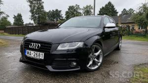 Melns Audi A4 2009 Rīga, ar dzinēja tilpumu 2.00 L un nobraukumu 398 tūkst. km par 1950 €, foto  vietnē AUTOMOTO.COM.LV