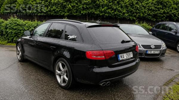 Melns Audi A4 2009 Rīga, ar dzinēja tilpumu 2.00 L un nobraukumu 398 tūkst. km par 1950 €, foto 3 vietnē AUTOMOTO.COM.LV