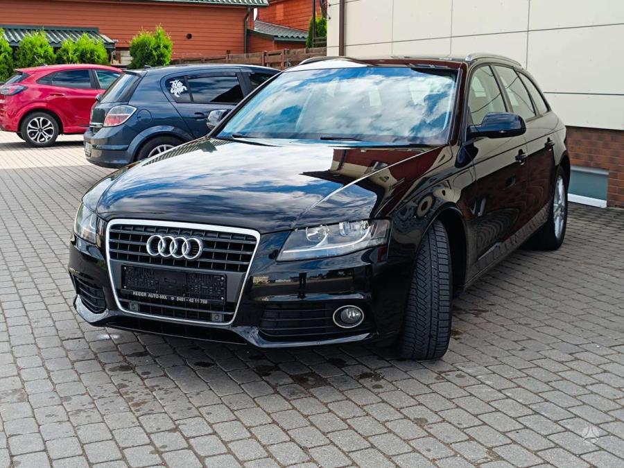Black Audi A4 2009 in Kretinga, with an engine capacity of 1.99 L and mileage of 269 thousand km for 5999 €, photo 3 on AUTOMOTO.COM.LV