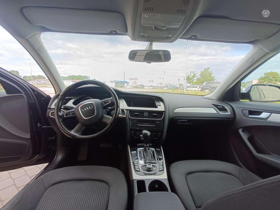Black Audi A4 2009 in Kretinga, with an engine capacity of 1.99 L and mileage of 269 thousand km for 5999 €, photo 11 on AUTOMOTO.COM.LV