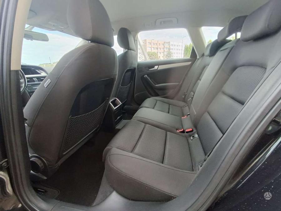 Black Audi A4 2009 in Kretinga, with an engine capacity of 1.99 L and mileage of 269 thousand km for 5999 €, photo 12 on AUTOMOTO.COM.LV