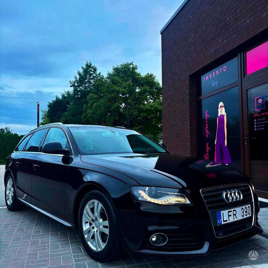 Black Audi A4 2009 in Kaisiadorys, with an engine capacity of 1.97 L and mileage of 277 thousand km for 3450 €, photo 6 on AUTOMOTO.COM.LV