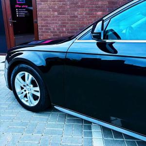 Black Audi A4 2009 in Kaisiadorys, with an engine capacity of 1.97 L and mileage of 277 thousand km for 3450 €, photo 7 on AUTOMOTO.COM.LV
