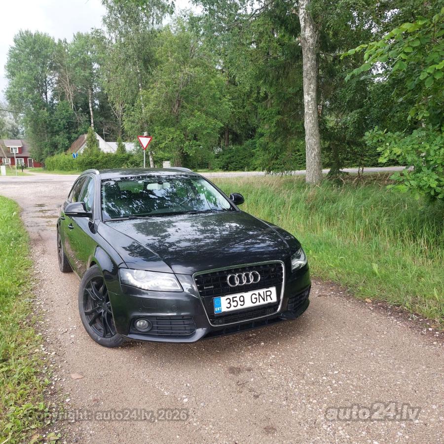 Черный Ауди А4 2009 в Таллин, объемом двигателя 3.00 л и пробегом 0 тыс. км за 4700 €, фото 1 на AUTOMOTO.COM.LV