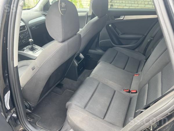 Melns Audi A4 2009 Rīga, ar dzinēja tilpumu 2.00 L un nobraukumu 352 tūkst. km par 4500 €, foto 7 vietnē AUTOMOTO.COM.LV