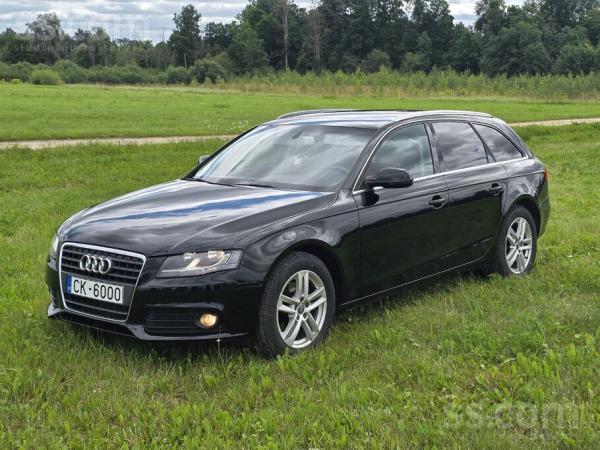 Black Audi A4 2009 in Aizkraukle, with an engine capacity of 2.00 L and mileage of 315 thousand km for 4800 €, photo 1 on AUTOMOTO.COM.LV