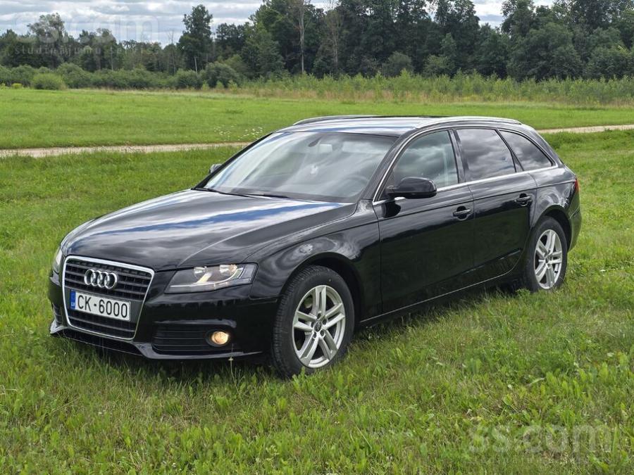 Melns Audi A4 2009 Aizkraukle, ar dzinēja tilpumu 2.00 L un nobraukumu 315 tūkst. km par 4800 €, foto 1 vietnē AUTOMOTO.COM.LV
