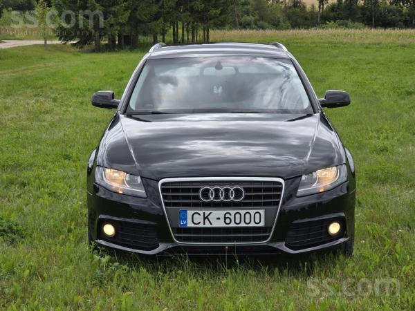 Black Audi A4 2009 in Aizkraukle, with an engine capacity of 2.00 L and mileage of 315 thousand km for 4800 €, photo 6 on AUTOMOTO.COM.LV