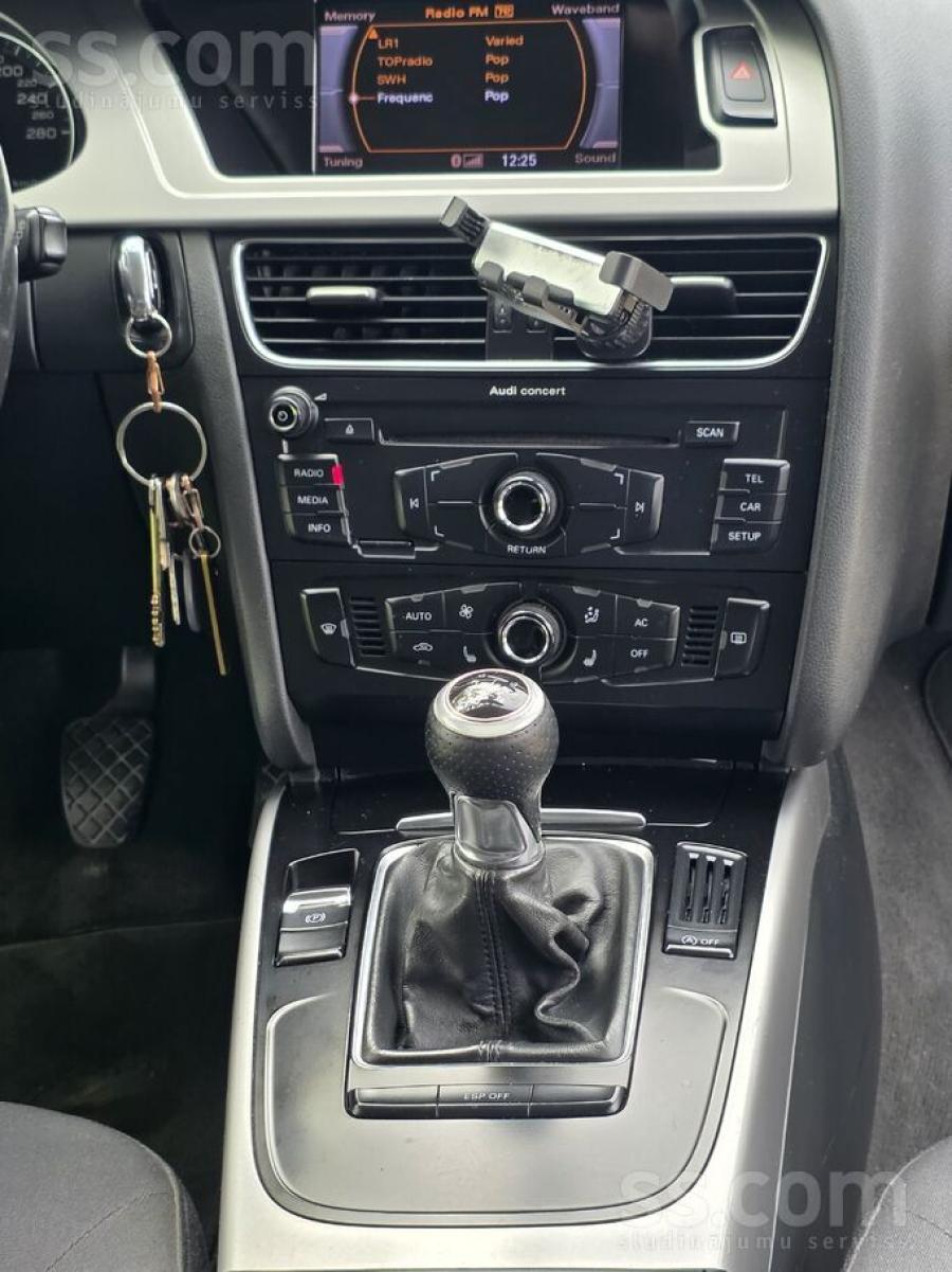 Melns Audi A4 2009 Aizkraukle, ar dzinēja tilpumu 2.00 L un nobraukumu 315 tūkst. km par 4800 €, foto 12 vietnē AUTOMOTO.COM.LV