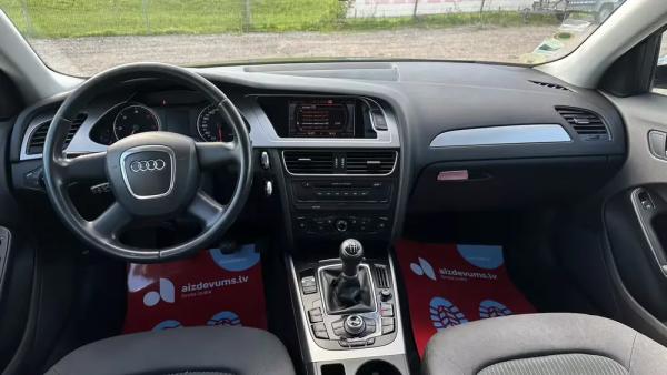 Black Audi A4 2009 in Daugavpils, with an engine capacity of 2.00 L and mileage of 270 thousand km for 5950 €, photo 9 on AUTOMOTO.COM.LV