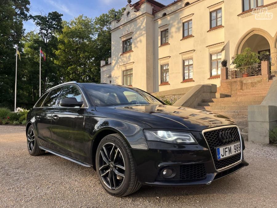 Melns Audi A4 2009 Viļņa, ar dzinēja tilpumu 2.00 L un nobraukumu 397 tūkst. km par 5500 €, foto 3 vietnē AUTOMOTO.COM.LV