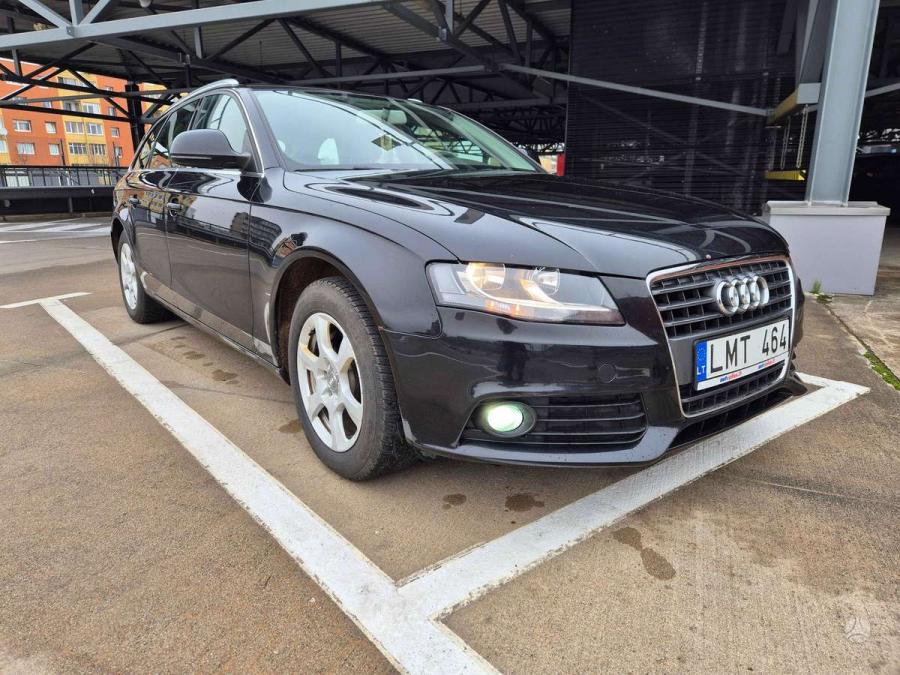 Black Audi A4 2009 in Siauliai, with an engine capacity of 1.97 L and mileage of 316 thousand km for 4300 €, photo 9 on AUTOMOTO.COM.LV