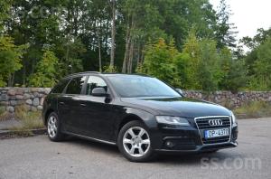 Black Audi A4 2009 in Tukums, with an engine capacity of 2.00 L and mileage of 0 thousand km for 5890 €, photo  on AUTOMOTO.COM.LV