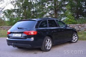 Black Audi A4 2009 in Tukums, with an engine capacity of 2.00 L and mileage of 0 thousand km for 5890 €, photo 5 on AUTOMOTO.COM.LV