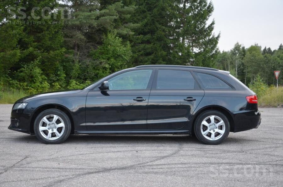 Black Audi A4 2009 in Tukums, with an engine capacity of 2.00 L and mileage of 0 thousand km for 5890 €, photo 8 on AUTOMOTO.COM.LV