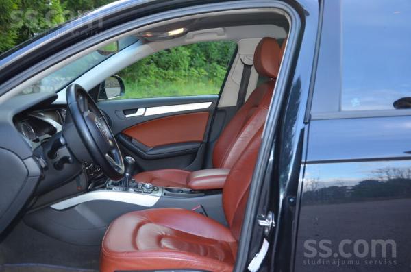 Black Audi A4 2009 in Tukums, with an engine capacity of 2.00 L and mileage of 0 thousand km for 5890 €, photo 9 on AUTOMOTO.COM.LV