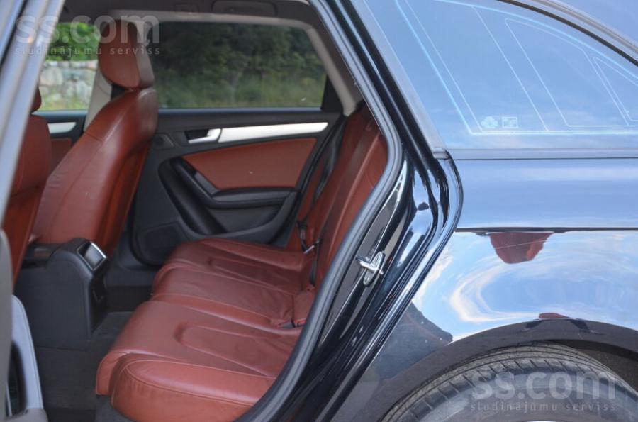 Black Audi A4 2009 in Tukums, with an engine capacity of 2.00 L and mileage of 0 thousand km for 5890 €, photo 14 on AUTOMOTO.COM.LV