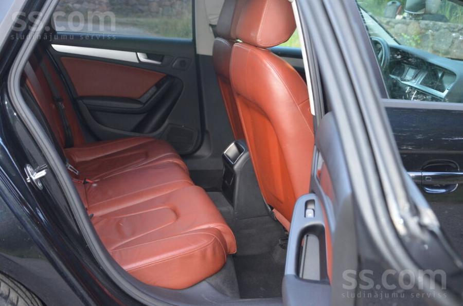 Black Audi A4 2009 in Tukums, with an engine capacity of 2.00 L and mileage of 0 thousand km for 5890 €, photo 15 on AUTOMOTO.COM.LV