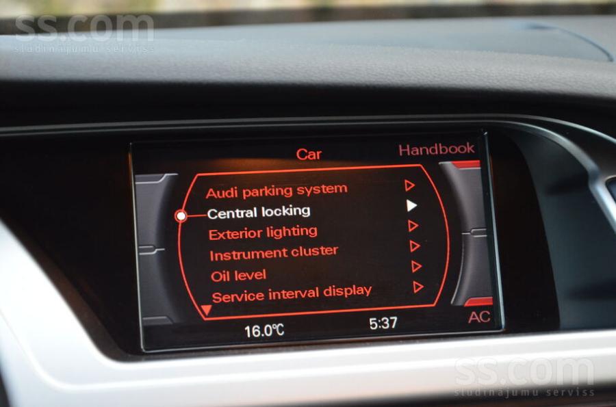 Black Audi A4 2009 in Tukums, with an engine capacity of 2.00 L and mileage of 0 thousand km for 5890 €, photo 25 on AUTOMOTO.COM.LV