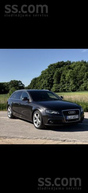 Black Audi A4 2009 in Ludza, with an engine capacity of 2.00 L and mileage of 259 thousand km for 5800 €, photo  on AUTOMOTO.COM.LV