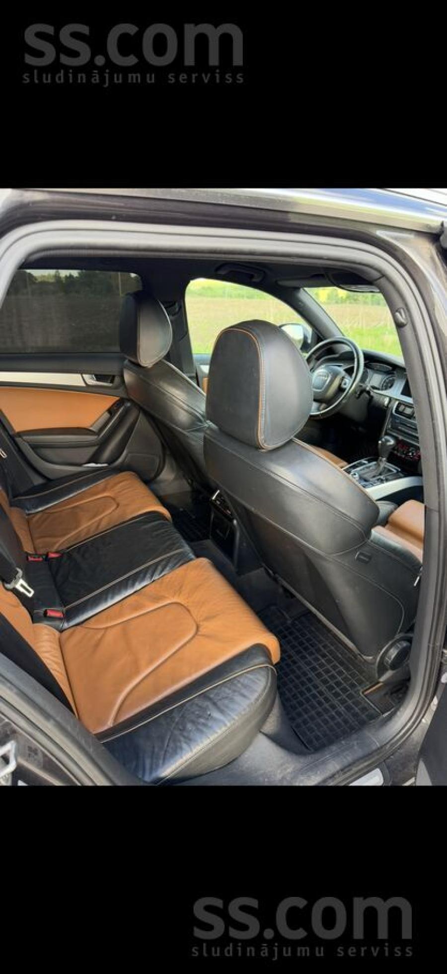 Black Audi A4 2009 in Ludza, with an engine capacity of 2.00 L and mileage of 259 thousand km for 5800 €, photo 5 on AUTOMOTO.COM.LV
