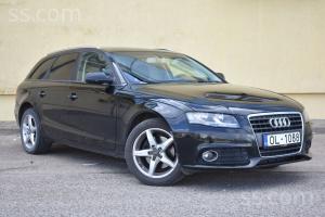 Black Audi A4 2009 in Talsi, with an engine capacity of 2.00 L and mileage of 340 thousand km for 5200 €, photo  on AUTOMOTO.COM.LV