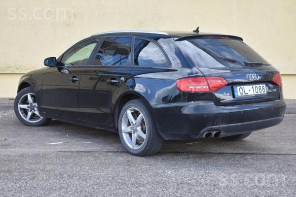 Black Audi A4 2009 in Talsi, with an engine capacity of 2.00 L and mileage of 340 thousand km for 5200 €, photo 3 on AUTOMOTO.COM.LV