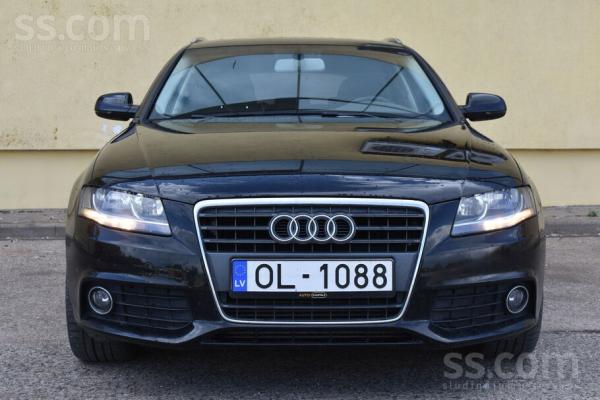 Black Audi A4 2009 in Talsi, with an engine capacity of 2.00 L and mileage of 340 thousand km for 5200 €, photo 4 on AUTOMOTO.COM.LV