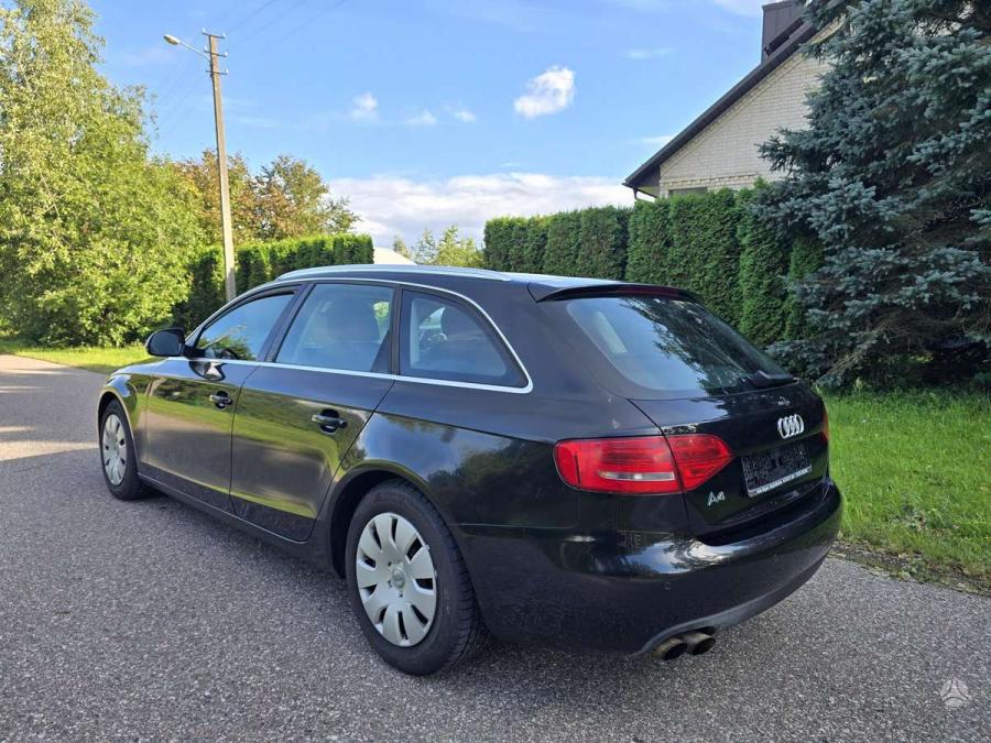 Black Audi A4 2009 in Utena, with an engine capacity of 1.80 L and mileage of 160 thousand km for 3100 €, photo 13 on AUTOMOTO.COM.LV