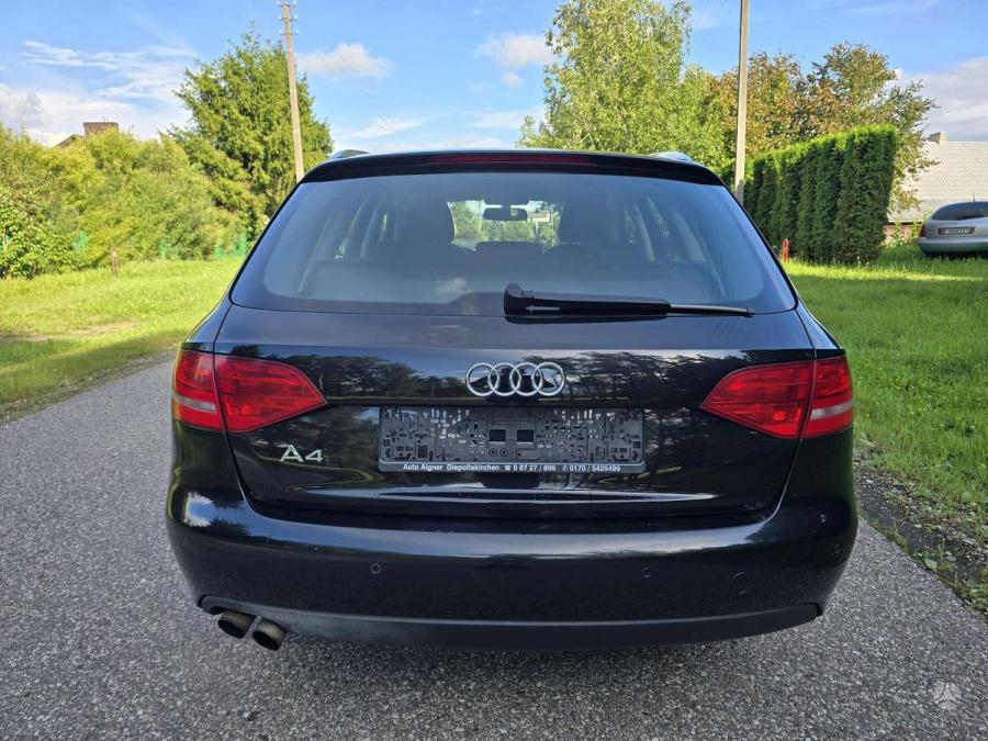Black Audi A4 2009 in Utena, with an engine capacity of 1.80 L and mileage of 160 thousand km for 3100 €, photo 15 on AUTOMOTO.COM.LV