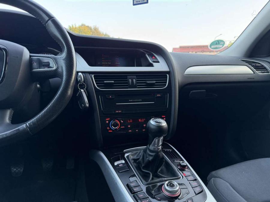 Black Audi A4 2009 in Kaunas, with an engine capacity of 1.97 L and mileage of 297 thousand km for 5750 €, photo 8 on AUTOMOTO.COM.LV