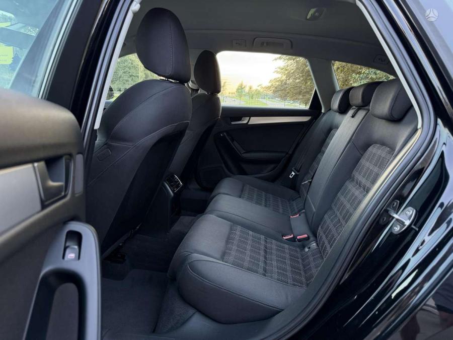 Black Audi A4 2009 in Kaunas, with an engine capacity of 1.97 L and mileage of 297 thousand km for 5750 €, photo 12 on AUTOMOTO.COM.LV