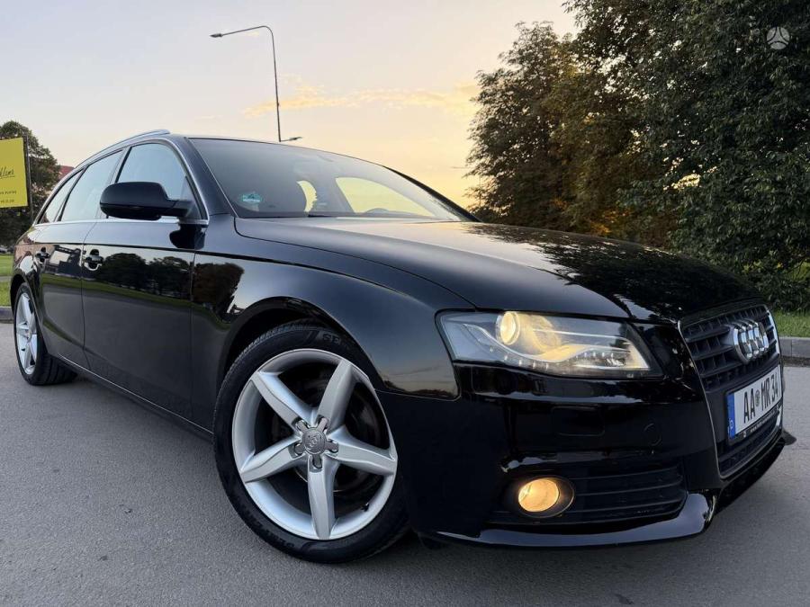 Black Audi A4 2009 in Kaunas, with an engine capacity of 1.97 L and mileage of 297 thousand km for 5750 €, photo 20 on AUTOMOTO.COM.LV