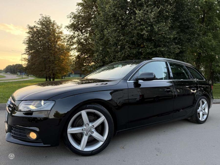 Black Audi A4 2009 in Kaunas, with an engine capacity of 1.97 L and mileage of 297 thousand km for 5750 €, photo 23 on AUTOMOTO.COM.LV