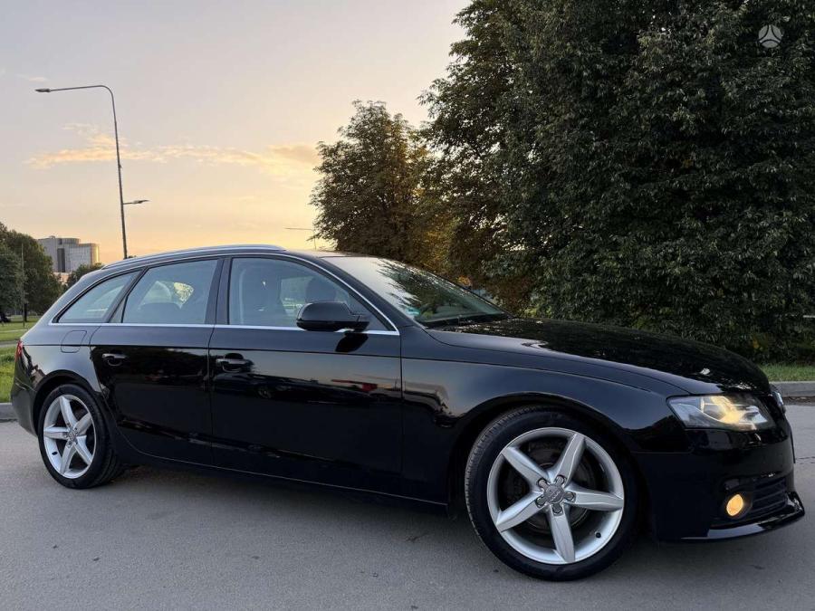 Black Audi A4 2009 in Kaunas, with an engine capacity of 1.97 L and mileage of 297 thousand km for 5750 €, photo 24 on AUTOMOTO.COM.LV