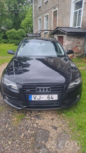 Black Audi A4 2009 in Aluksne, with an engine capacity of 2.00 L and mileage of 299 thousand km for 5500 €, photo  on AUTOMOTO.COM.LV