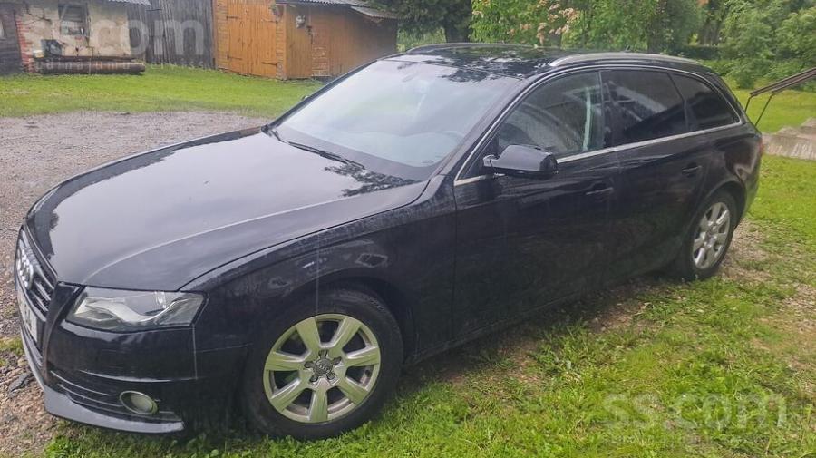 Black Audi A4 2009 in Aluksne, with an engine capacity of 2.00 L and mileage of 299 thousand km for 5500 €, photo 4 on AUTOMOTO.COM.LV
