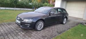 Black Audi A4 2009 in Ukmerge, with an engine capacity of 1.97 L and mileage of 261 thousand km for 7300 €, photo  on AUTOMOTO.COM.LV